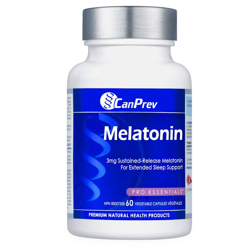 CanPrev Melatonin 3 mg Sustained Release | Sleep Support – eSkinStore
