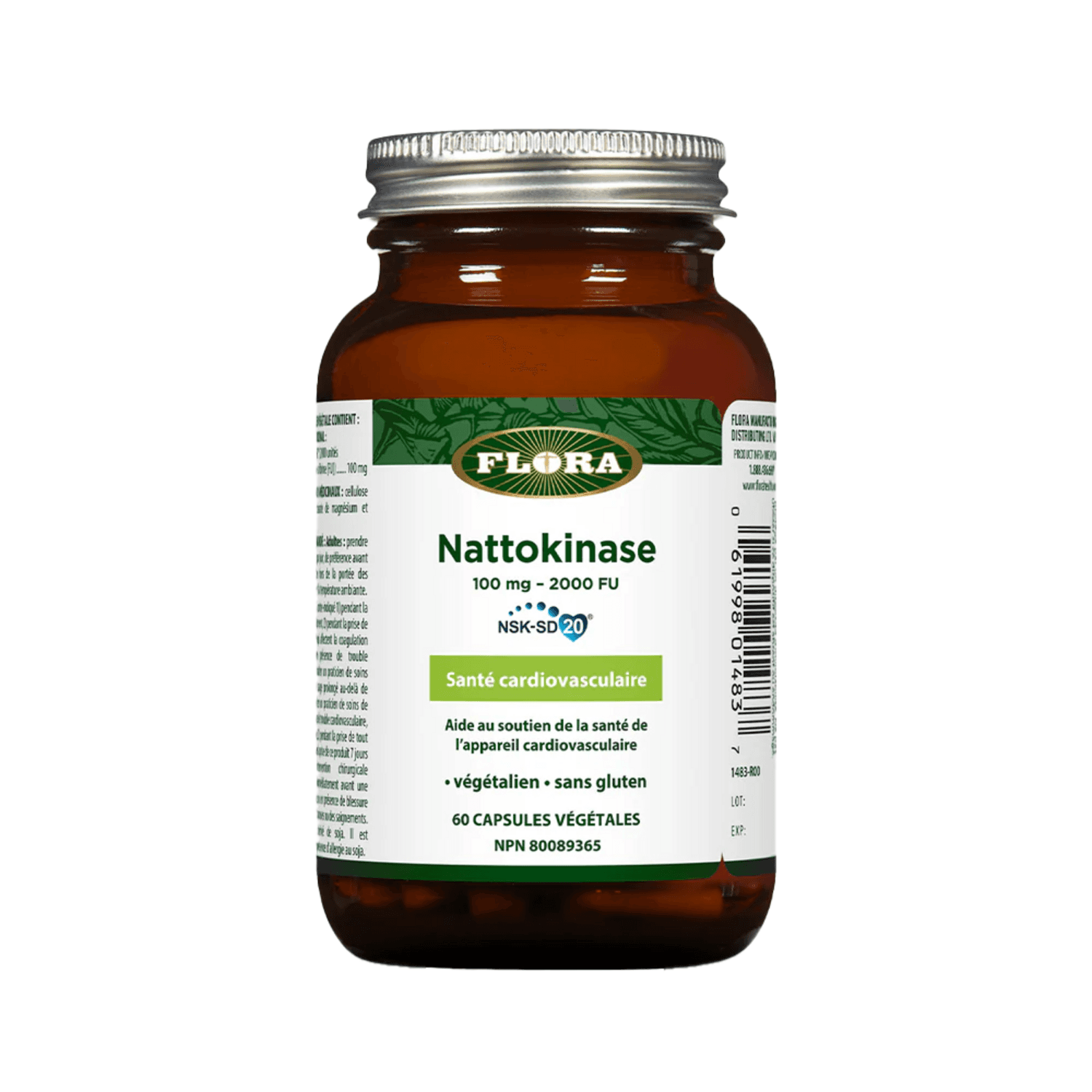 Nattokinase NSK-SD 100 mg - Supplément enzymatique | Santé ...