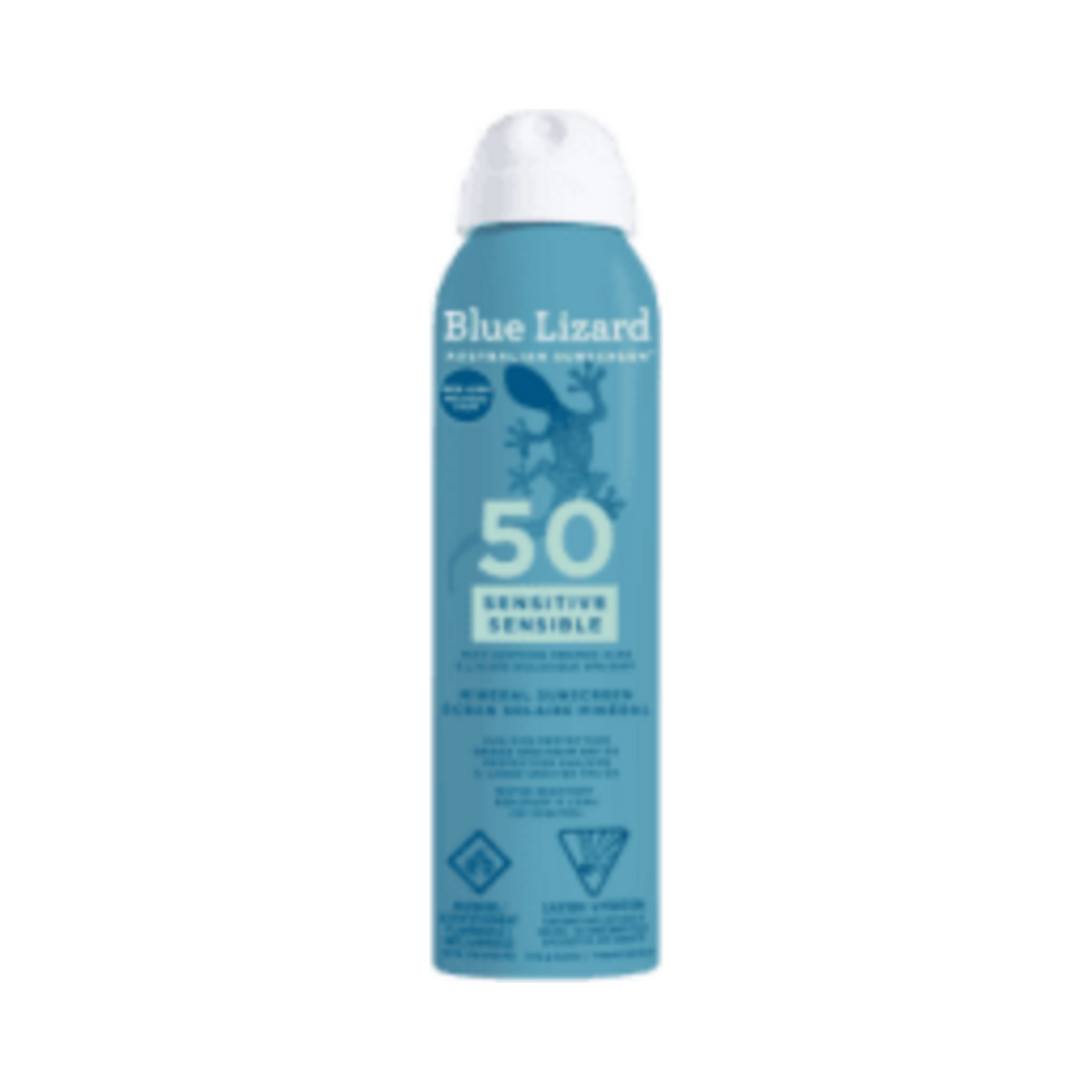 Sensitive Sunscreen Spray SPF 50 - Blue Lizard – eSkinStore